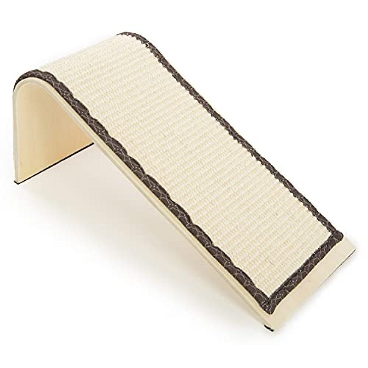 SmartyKat Sisal Angle Cat Scratch Ramp, Includes Catnip - Natural, One Size
