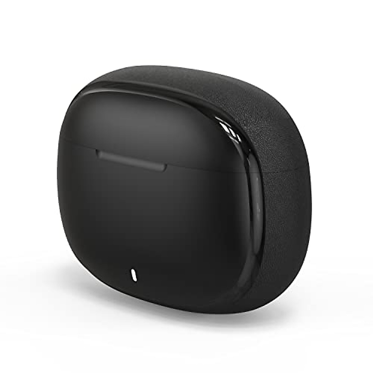 Wireless Earbuds - Bluetooth 5.1 Headphones - ENC Noise Cancellation, Waterproof, Noise Reduction, HiFi Sound, Dual Mic, Smart Touch Control, Charging case, Battery Display, Leather Design.