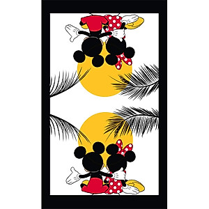 Disney Kitchen Towel Single Mickey Minnie Sunset Multi