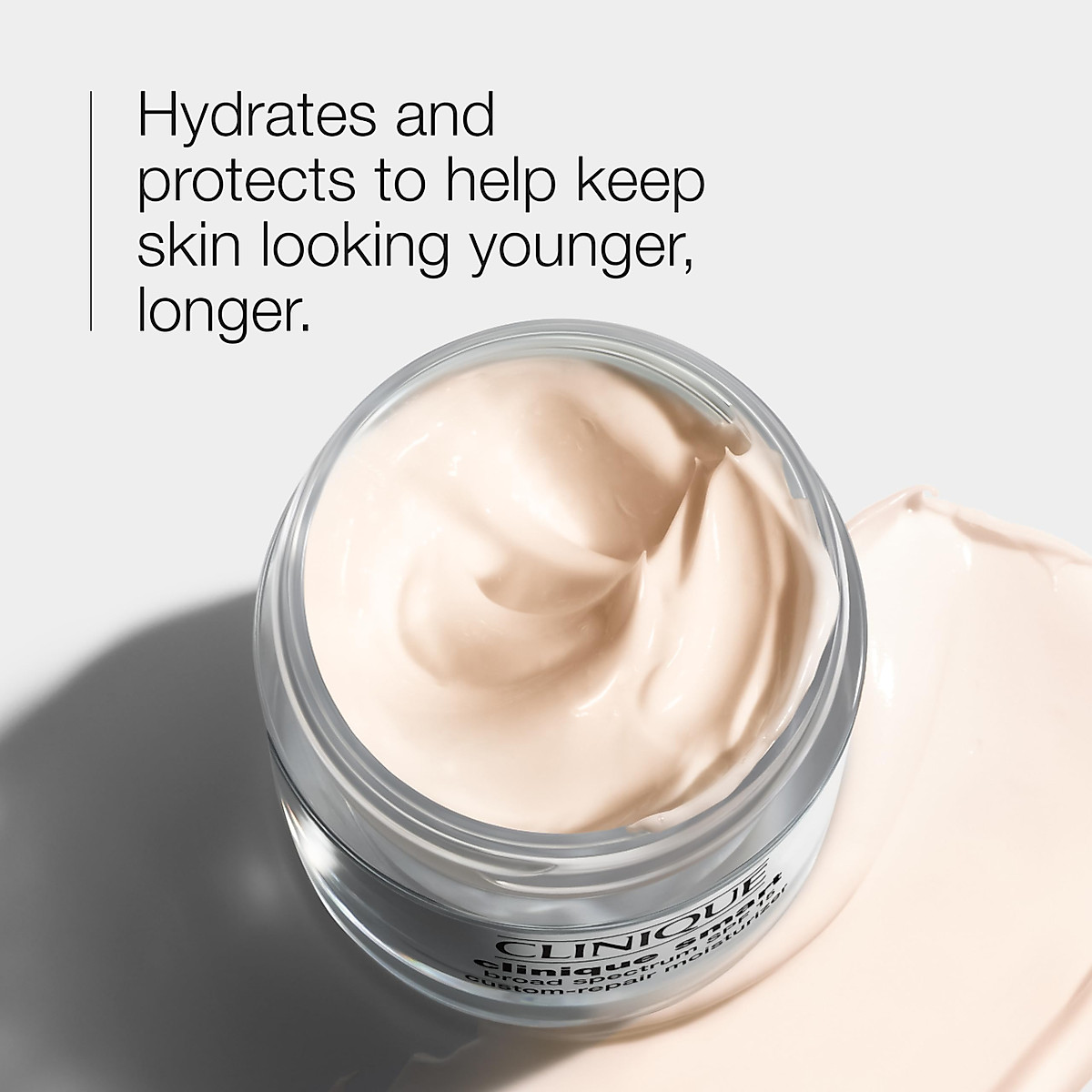 Clinique Smart Broad Spectrum SPF 15 Custom Repair Daily Face Moisturizer For Combination Oily Skin Types | Anti-Aging + Hydrating, 1.7 Fl Oz