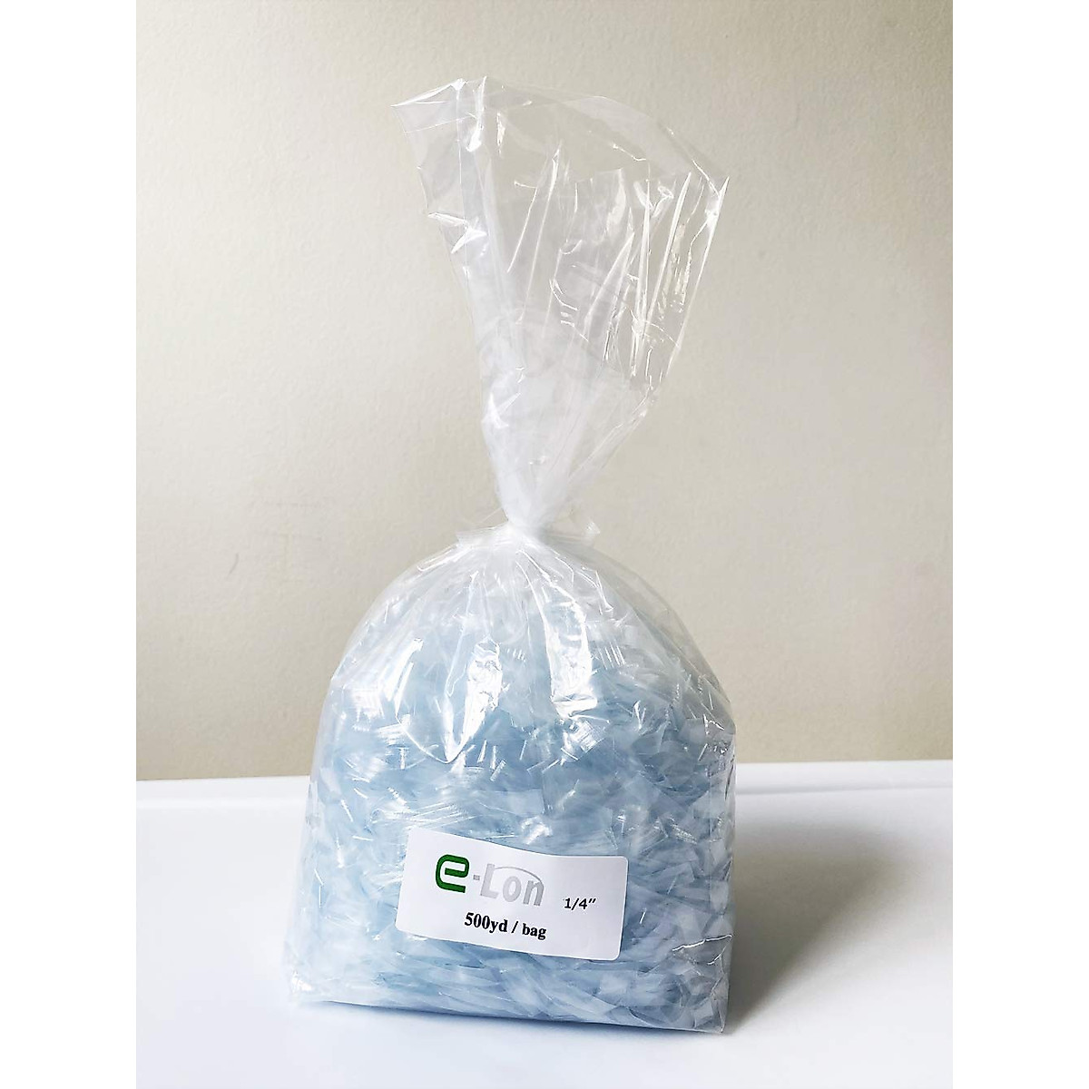 D.I.Y 1/4" Clear Elastic, 100% Thermoplastic Polyurethane, Small Packaging by Anytape Korea, 10 Yard, 30 Yard, and 500 Yard Packaging Available (1/4" Clear 500 Yard)