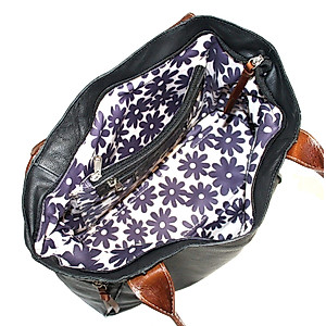 Brenna Leather Tote (Leaf)