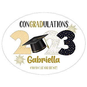 Choose Your Year Graduation Cruise Magnet Decoration Customized for your Stateroom Door on your Disney Cruise, Carnival, Royal Caribbean, etc