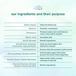 Baby Dove Face and Body Lotion for Sensitive Skin Moisture Fragrance-Free Baby Lotion 20 oz