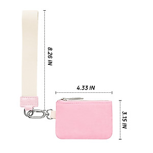 Mum's Memory Mini Zip Around Wristlet Wallet for Women Dual Pouch Wristlet Portable wallet Coin Purse Mini Women Coin Pocket