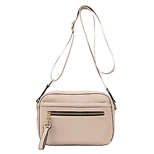 E Nylon Crossbody Bags for Women Small Crossbody Camera Bag Shoulder Purse with Adjustable Wide Strap