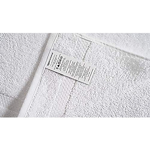 AmazonCommercial Premium 100% Cotton Bath Towel Set - Pack of 6, 27 x 54 Inches, 600 GSM, White