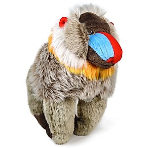 TigerHart Mambo The Mandrill - 10.5 Inch Stuffed Animal Plush Baboon