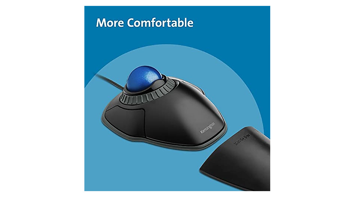 Kensington Orbit Trackball: Ergonomic Mouse with Scroll Ring