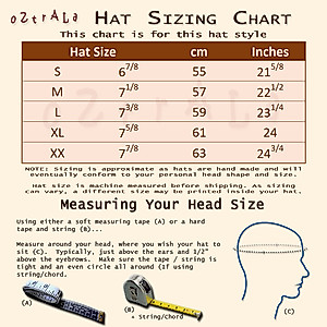 Oztrala Jacaru Hat Suede Leather Cowboy Men's Womens Childrens Kids Australian Outback Western Aussie WS 1007 US