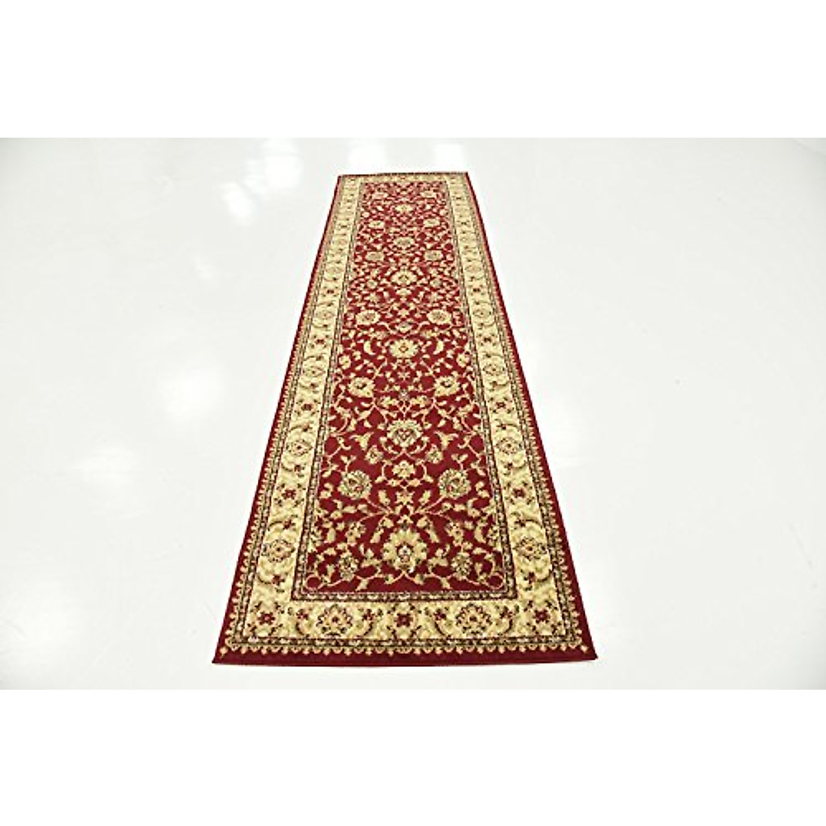 Unique Loom Voyage Collection Traditional Oriental Classic Intricate Design Area Rug (2' 7 x 10' 0 Runner, Red/Gold)