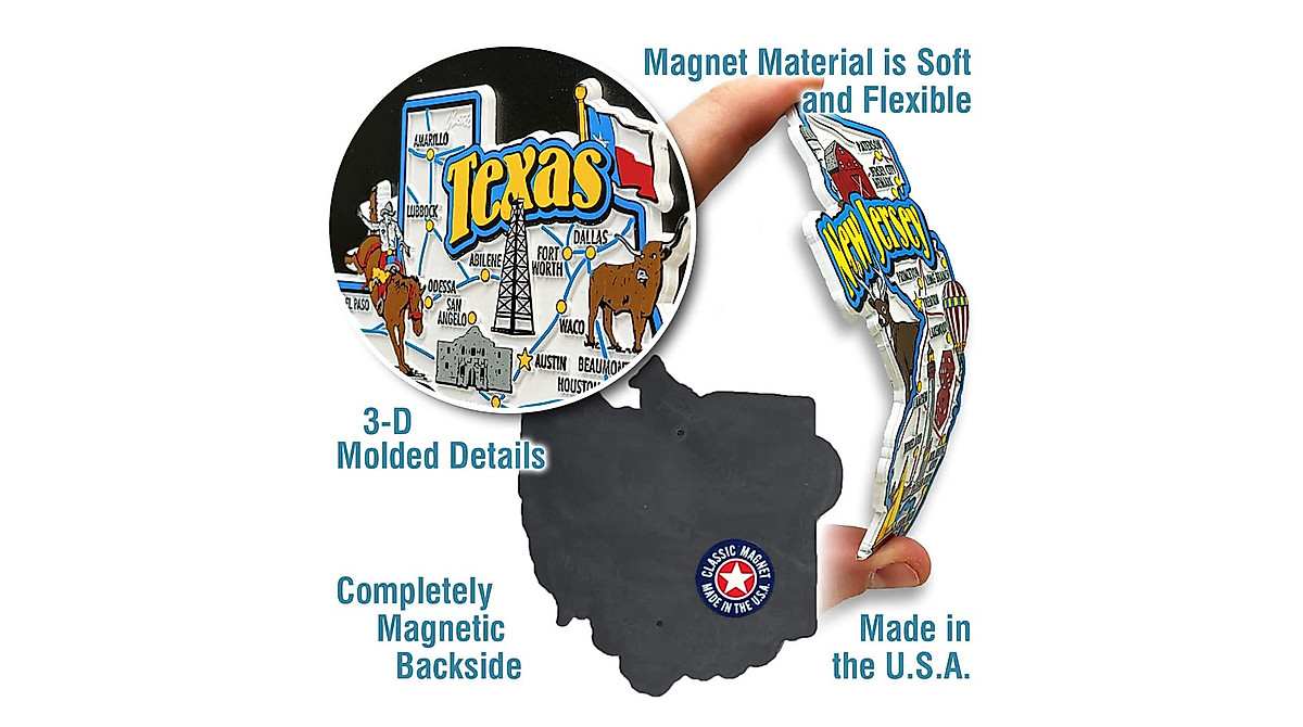 Hawaii Jumbo State Magnet - Collectible USA Souvenir