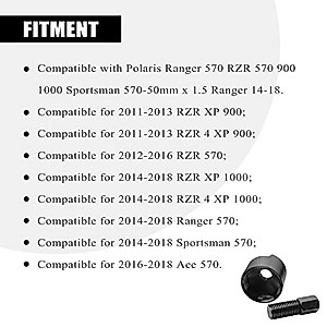 PEATOVIE Flywheel Puller Tool Compatible with Polaris Ranger 570 RZR 570 900 1000 Sportsman 570-50mm x 1.5,14-18