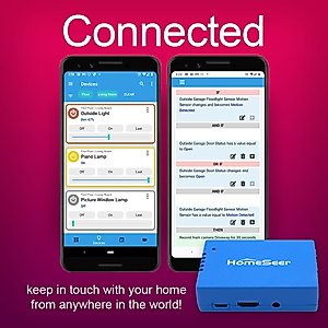 HomeSeer HomeTroller Pi G8 Smart Home Hub, 800 Series Long Range Radio, Compatible with Z-Wave, Zigbee, Tuya, HUE, Nest, Ecobee and Much More, Locally Managed Automations