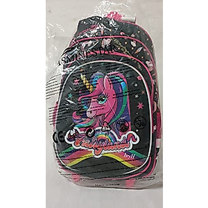 Unicorn Backpacks Trolley Bag Set for Girls, Primary School Bag Wheeled Backpack with Lunch Bag Pencil case Ideal for 1-6 Grade Students