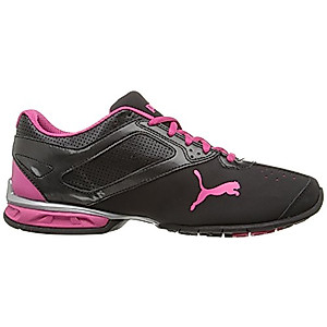 PUMA Women's 6 WN`S FM Shoes, Puma Black/Puma Silver/Beetroot Purple, 9 M