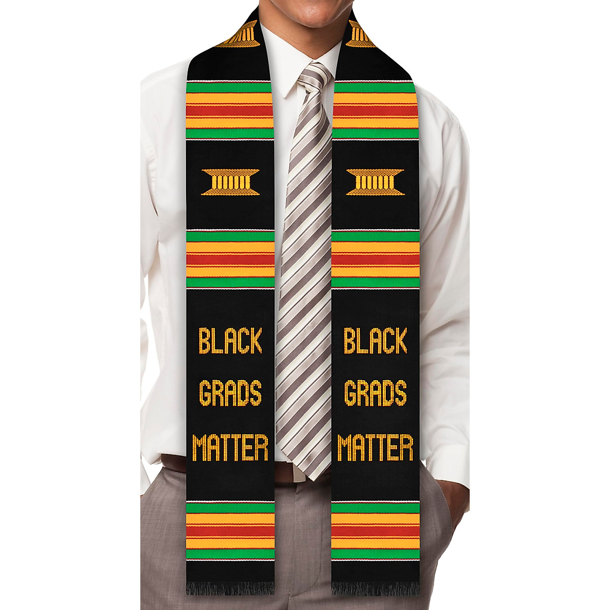 ADVANSYNC Black Grads Matter Kente Stole (BGM No Year)