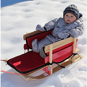 Flexible Flyer Pad for Baby Pull Sleigh, Toddler Boggan Sled Cushion 43 x 8.5 x .5"