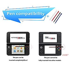 3DS XL Charger Kit, AC Power Adapter Charger and Stylus Pen for Nintendo 3DS XL, Wall Travel Charger Power Cord Charging Cable