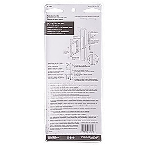 Prime-Line C 1043 Diecast Non-Keyed  Patio Sliding Door Handle Set for 1 In. to 1-1/8 In. Thick Sliding Glass Doors, Black (Single Pack)