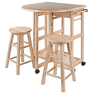 Winsome Trading, Inc. 89332 Burnett Kitchen, Round, Natural