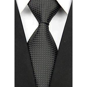 Wehug Lot 6 PCS Men's Tie Silk Tie Woven Necktie Jacquard Neck Ties Classic Ties For Men style030