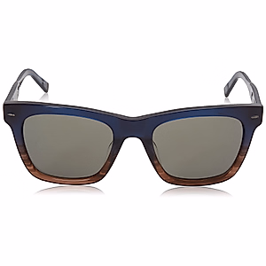 John Varvatos V510 Square Sunglasses, Navy Gradient UF, 21 mm