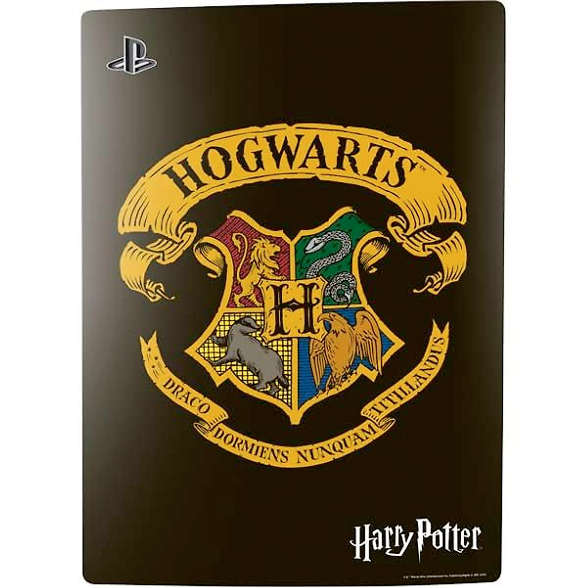 Skinit Decal Gaming Skin Compatible with PS5 Bundle - Officially Licensed Wizarding World Harry Potter Hogwarts Houses Crest Design