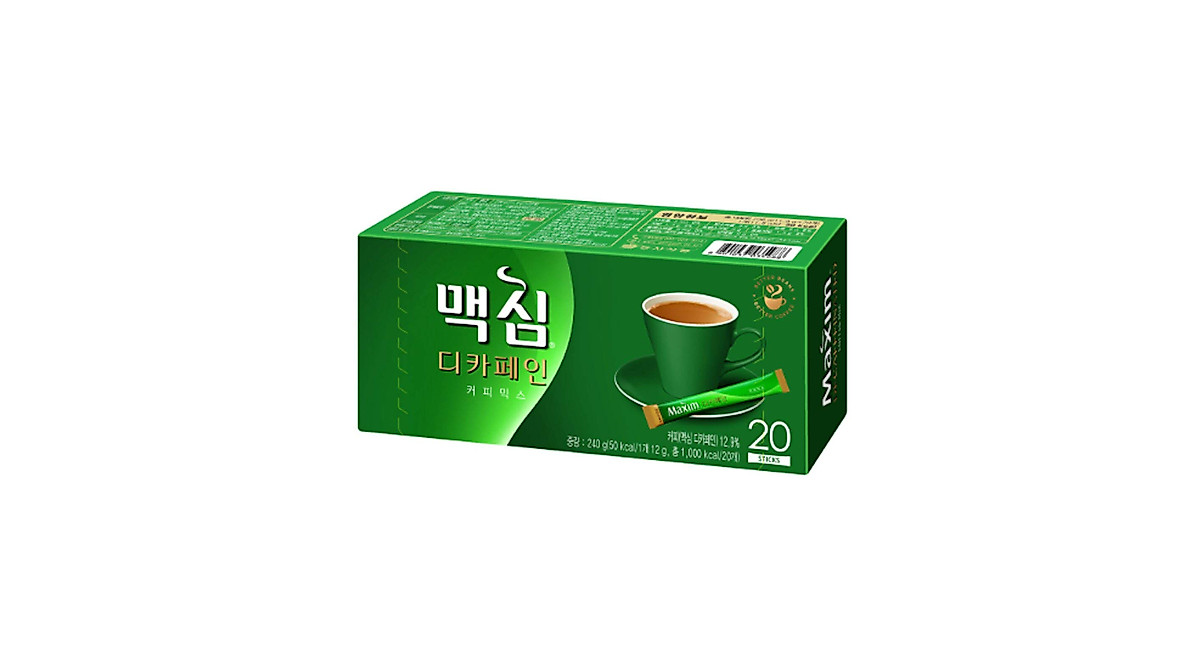 Maxim Decaf Instant Coffee Mix - Premium & Convenient Sticks