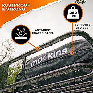 Mockins Anti Rust Roof Cargo Basket |64"x39"x6" Roof Rack Cargo Basket with 16 Cu Ft Waterproof Cargo Bag |250lb Roof Basket Cargo Carrier |Extendable Cargo Roof Rack Basket | Roof Rack Cargo Carrier