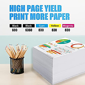 Miss Deer Compatible Ink Cartridge Replacement for Canon 280 281 PGI-280XXL CLI-281XXL for Canon Pixma TR8520 TR7520 TS6120 TS6220 TS6320 TS6300 TS6200 TS6100 TS9520 TS9521C Printer Ink (5 Pack)