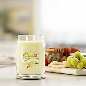 Yankee Candle Iced Berry Lemonade Scented, Signature 20oz Large Jar 2-Wick Candle, Over 60 Hours of Burn Time