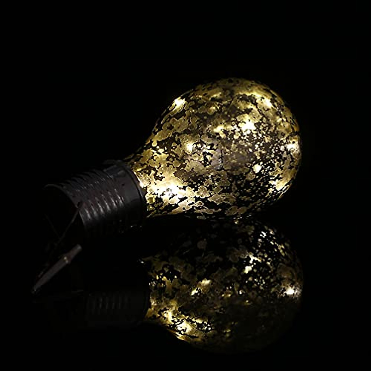 SOLUSTRE Outdoor String Lights Outdoor String Lights Led Bulb 4pcs Garden Light Outdoor Garden Home Hanging Decoration Solar Light Bulbs Golden Globe Light Bulbs Led Bulbs Led Bulbs