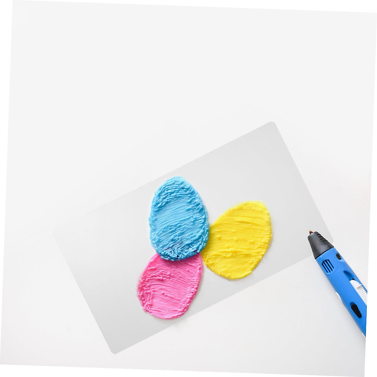 KICHOUSE 10pcs Board Transparent Drawing Board 3 Mat 3 Stencils 3D Pen Accessories 3dpen Mat 3D Pen Graffiti Pad PVC Drawing Tool White Three-Dimensional Child