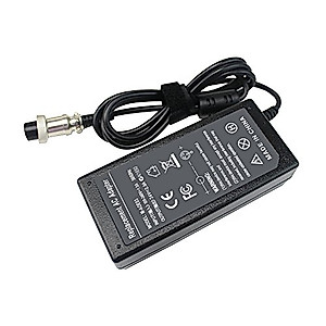 LNOCCIY 48W 24V 2A Scooter Battery Charger for Razor E100 E200 E300 MX350 ZR350 PR200 for Razor Ground Force;Razor Pocket Mod;Sunl Scooter;Mini Chopper;Dirt Quad Bike;Pocket Mod Cable