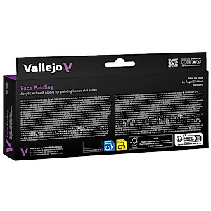 Vallejo Face Painting Set 17ml Paint