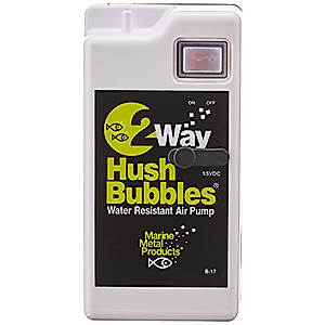 135317 Marine Metal 2WY Bubbl Quiet 12 Vdc/110V 2 D Batt 52HRs B17