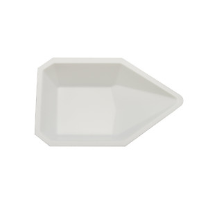Heathrow Scientific Pour Boat Weighing Dishes, Medium-Sized, 137 mL Capacity, Polystyrene, Disposable, White (Pack of 500)