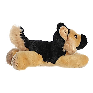 Aurora® Adorable Mini Flopsie™ Shep™ Stuffed Animal - Playful Ease - Timeless Companions - Black 8 Inches