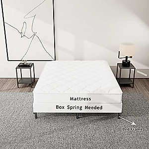 NEW JETO Metal Bed Frame - Sturdy Platform Bed Frame Heavy Duty Non-Slip Bed Frame Black Queen Bed Frame 9 Leg Support Easy to Assemble，Suitable for Without Taking Up Space and Easy to Move