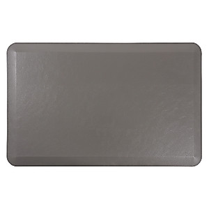KAF Home Anti Fatigue Floor Mat - Cushioned Comfort Mat, Perfect for Kitchen, Standing Desk, Garage and Workshop - 3/4 Inch Thick Non-Slip, Durable, and Stain Resistant Comfort Mat (Gray, 20x32)