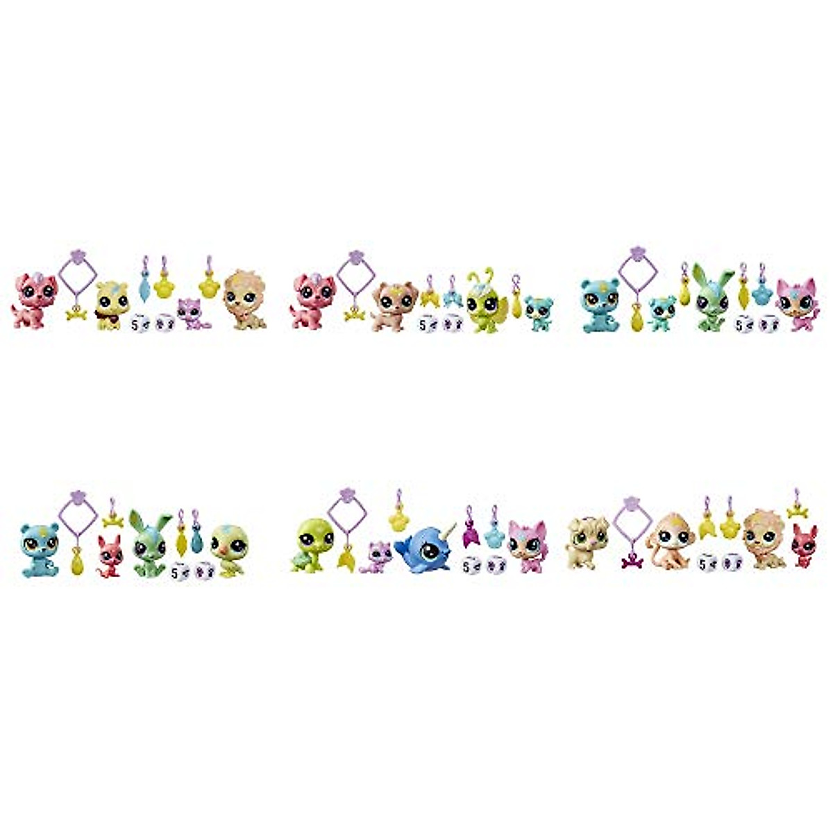 Littlest Pet Shop Lucky Pets Fortune Crew Surprise Pet Toy, 150+ to Collect, Ages 4 & Up