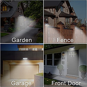 Solar Motion Lights Outdoor Waterproof Dawn to Dusk Lighting 48LED for Garden Yard Patio Garage Porch