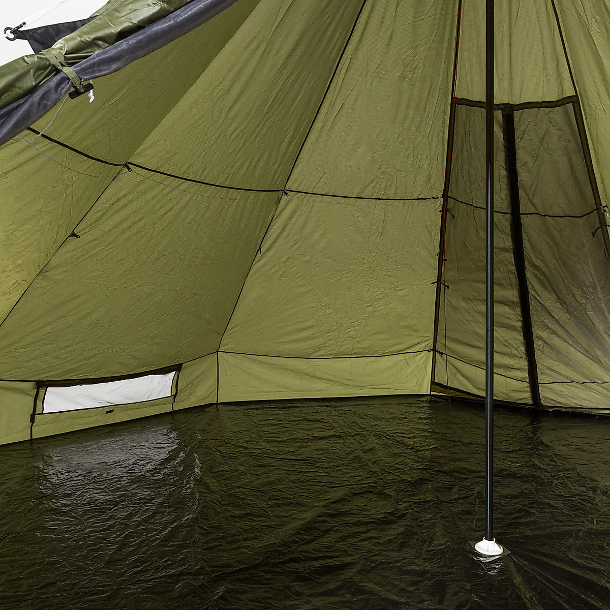 OmniCore Designs 12 Person 18' Teepee Camping Tent with Vented Roof