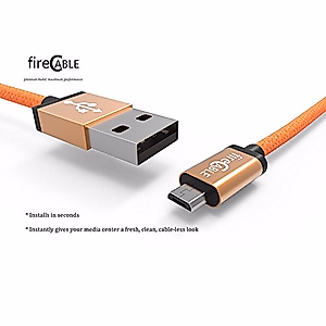 fire-Cable Plus Wireless Adapter, Powers Streaming TV Sticks Directly from TV USB Port (Eliminates AC Outlet and Cords)
