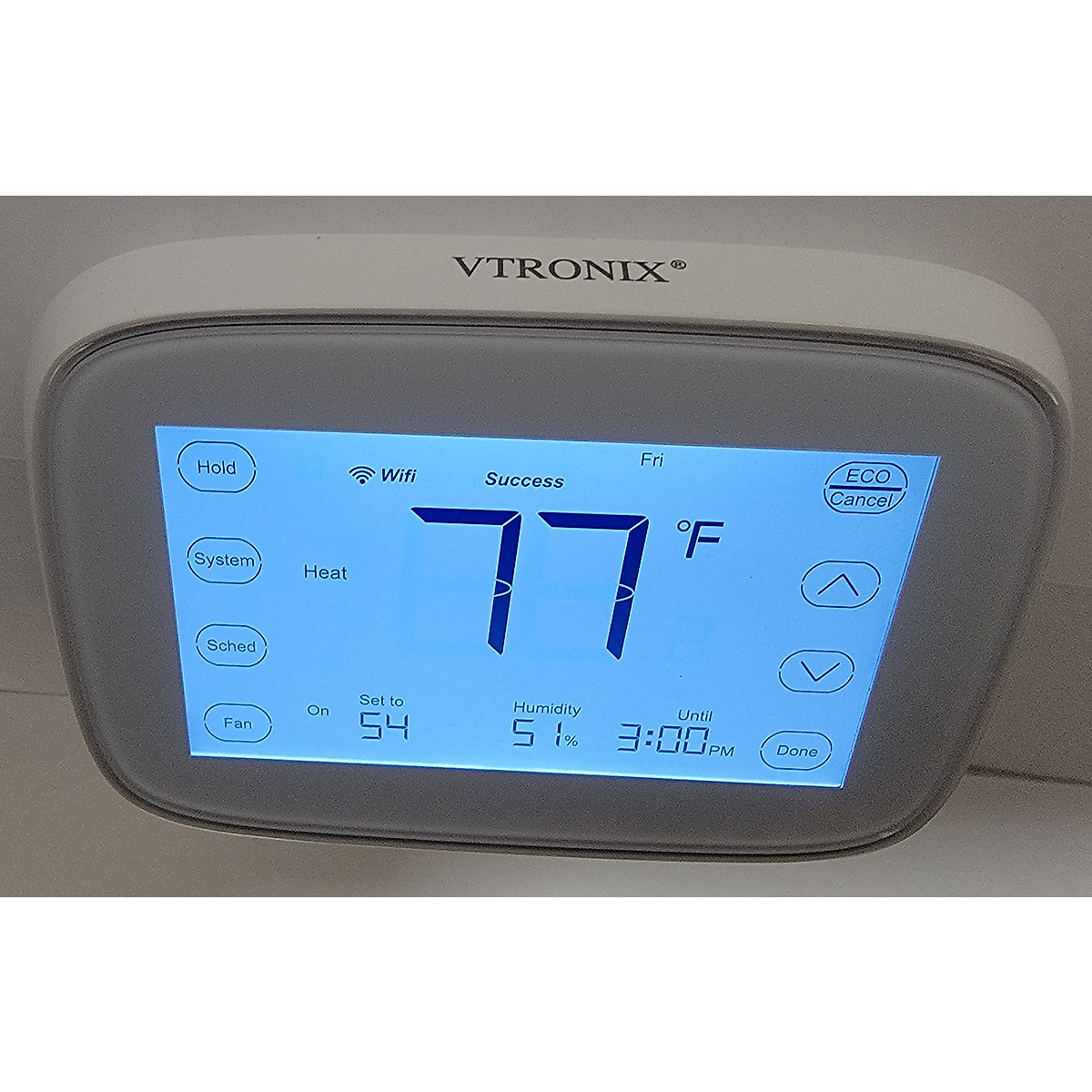 Lakepro-1 Programmable Thermostat for Home - Wi-Fi Enabled with Alexa Compatibility - Control Temperature and Remote Monitoring with Phone App (Requires a C Wire)