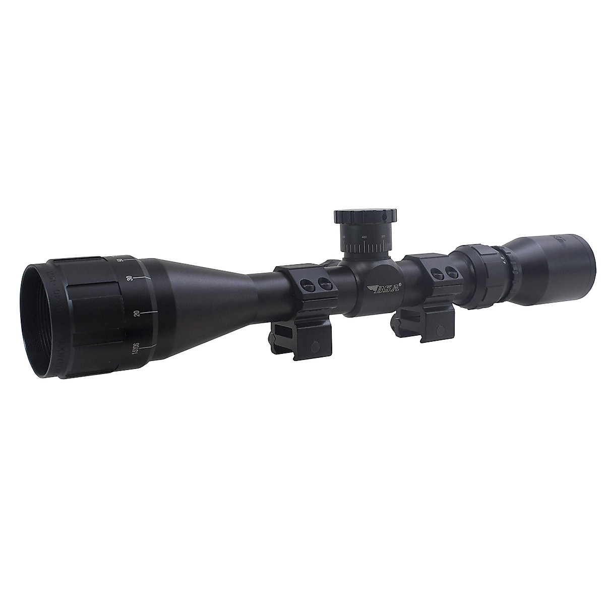 BSA Guns 243-39X40AOWRTB Sweet 243 AO 3X-9X 40mm Rifle Scope, Multi