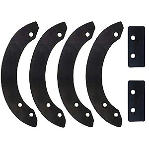Pro-Parts 06720-V10-030 Replacement Rubber Paddle Set for Honda HS520 HS720 HS520K1 Snowblower