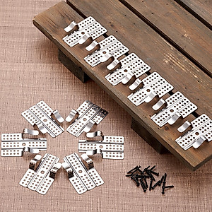 MorningRo 12 Pcs 1/2 Drywall Repair Clips Drywall Fasteners Wall Repair Clips Wall Patch Repair Kit Drywall Repair Solution with 24 Matching Screws for Wall Hole Repair