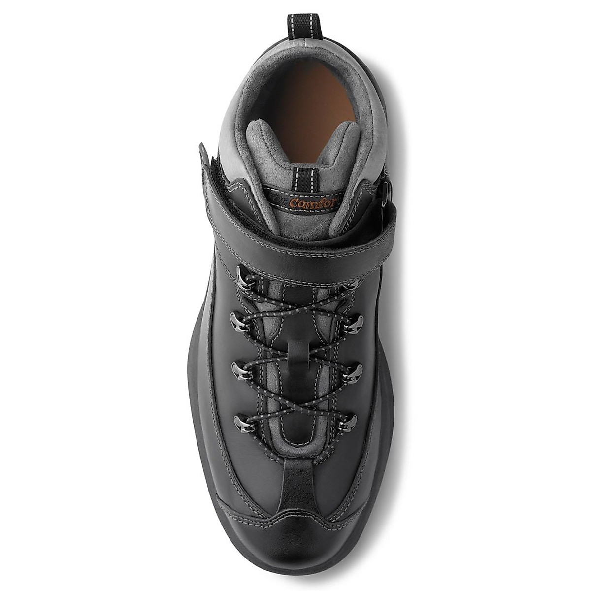 Dr. Comfort Men's Ranger Black Diabetic Hiking Boots